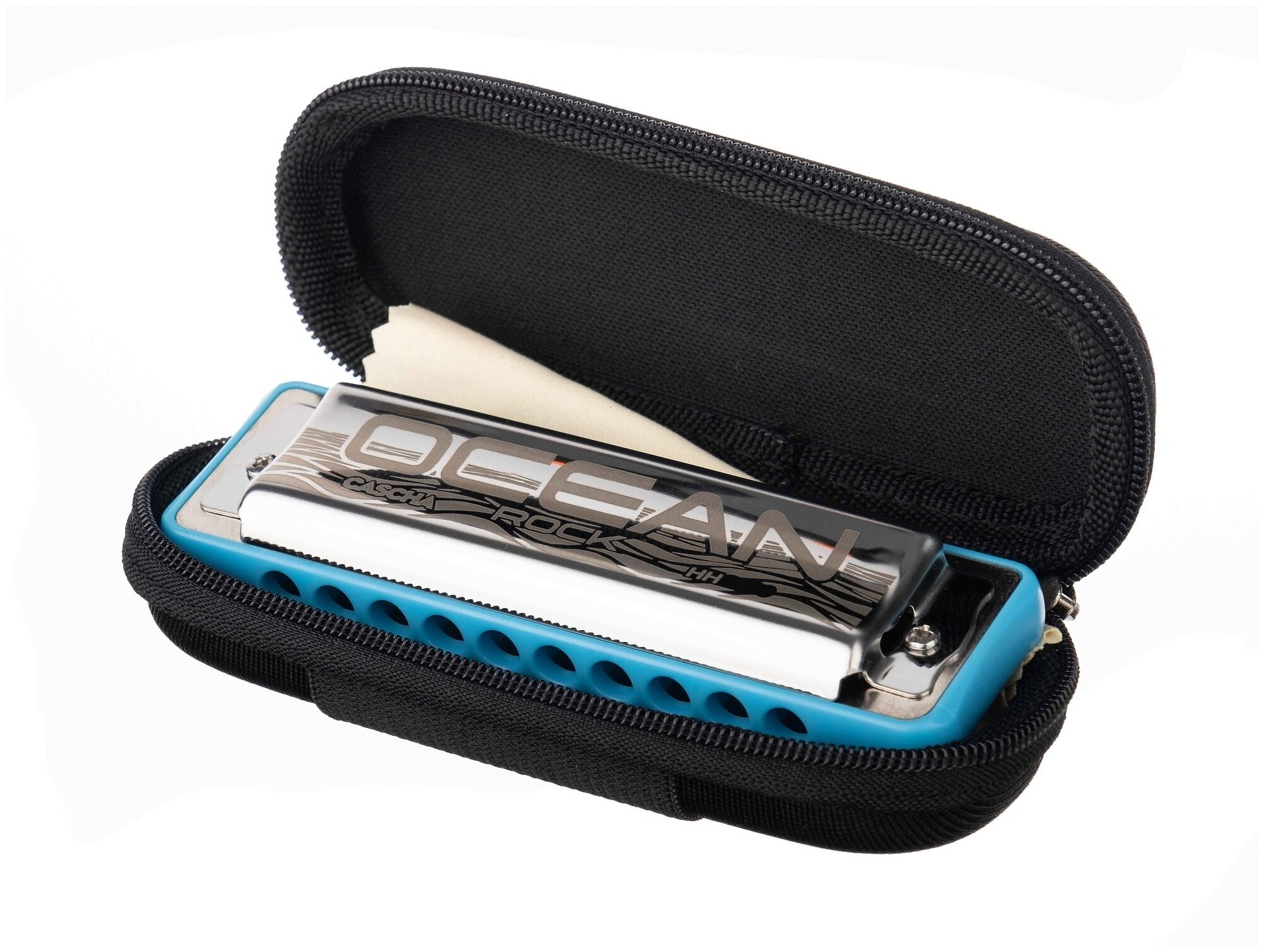 Губная гармошка диатоническая "Ocean Rock", 10 отверстий, Ля мажор, Cascha