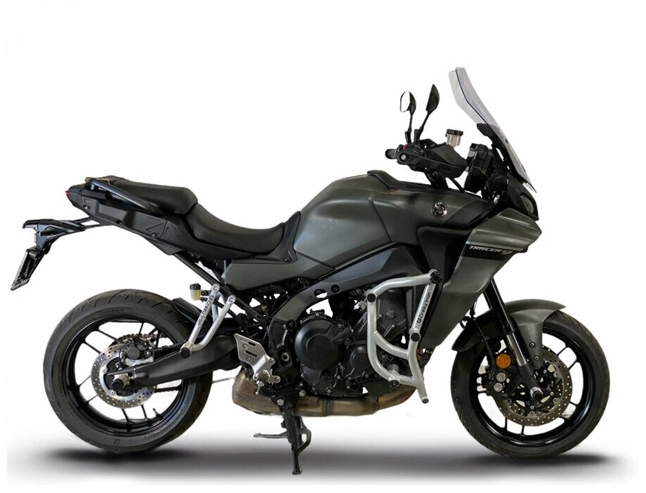 Клетка на мотоцикл YAMAHA MT-09, MT-09SP, TRACER 900 21- , XSR900 22- PRO, черный матовый цвет