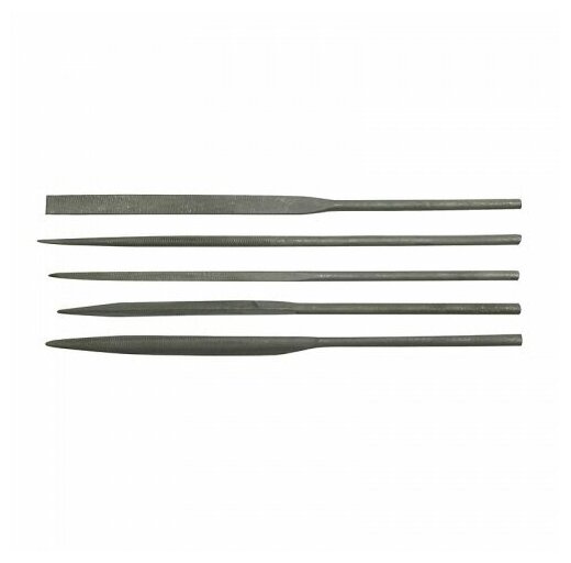 Надфили без ручки 4х160 мм, набор 10 шт, VOREL 25380