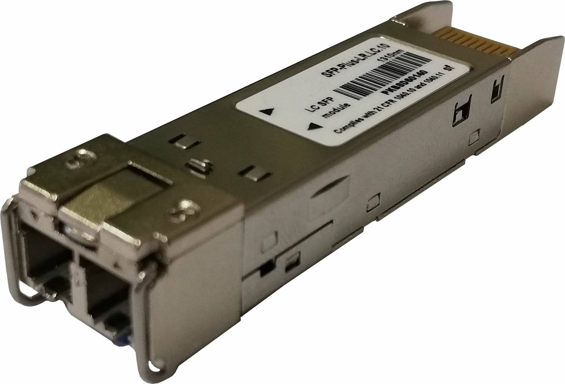 Трансивер модуль SFP+, 10GBASE-LW/LR, LC, sm, 1310nm, 10km SFP-Plus-LR. LC.10