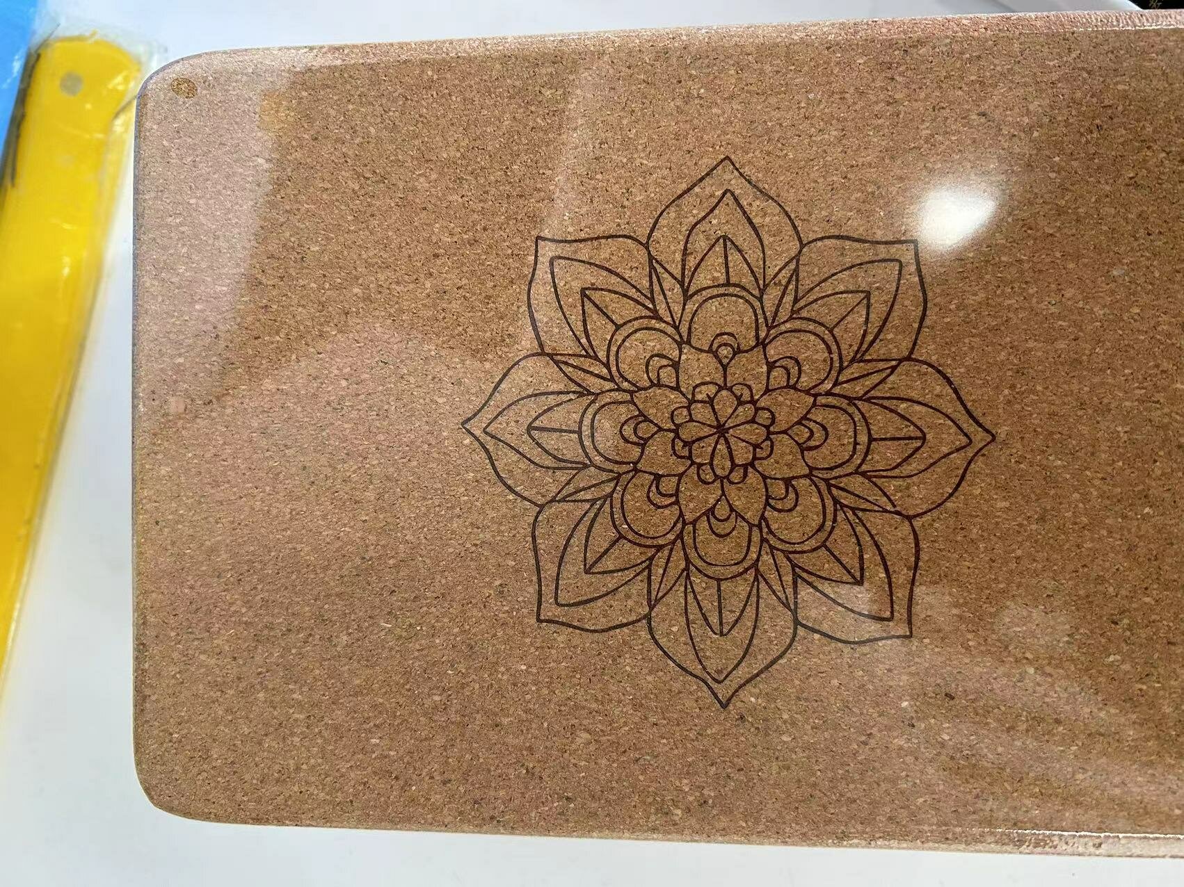 Пробковые кирпичи, для йоги, нескользящие, для детей, с логотипом