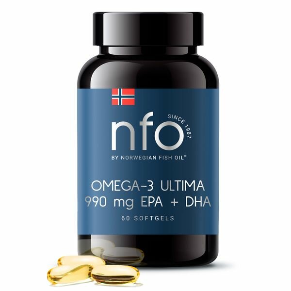 Омега-3 Ультима NFO/Норвегиан фиш оил капсулы 1600мг 60шт