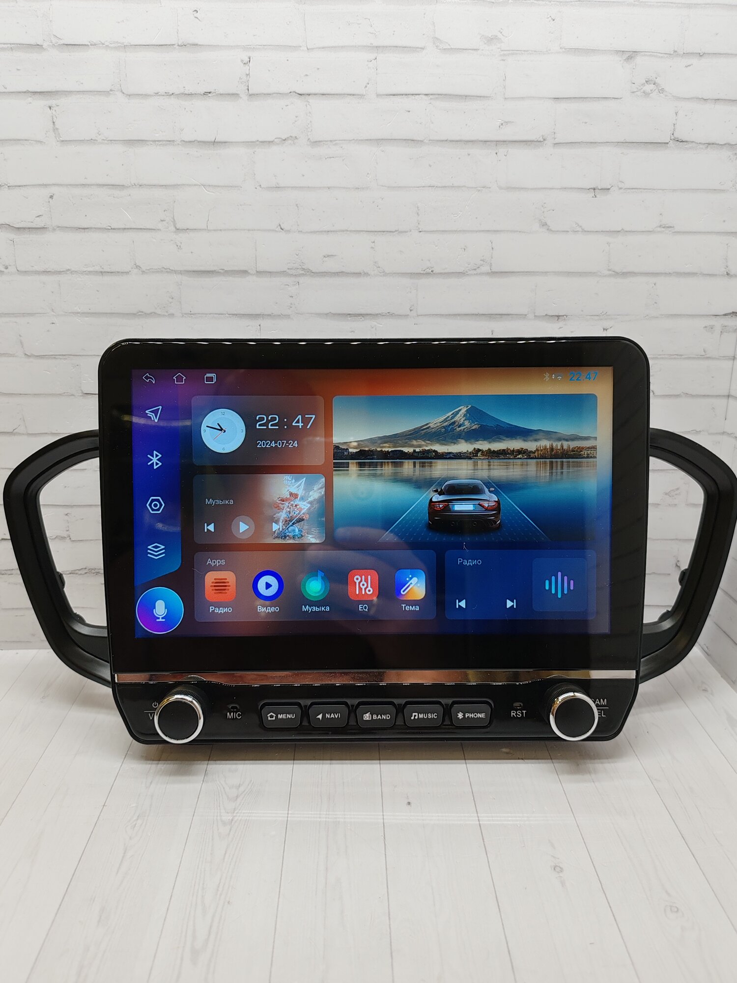 Магнитола андроид с крутилками для Лада Веста (Lada Vesta) с 2022г/ 4+64гб/Android-Auto/CarPlay