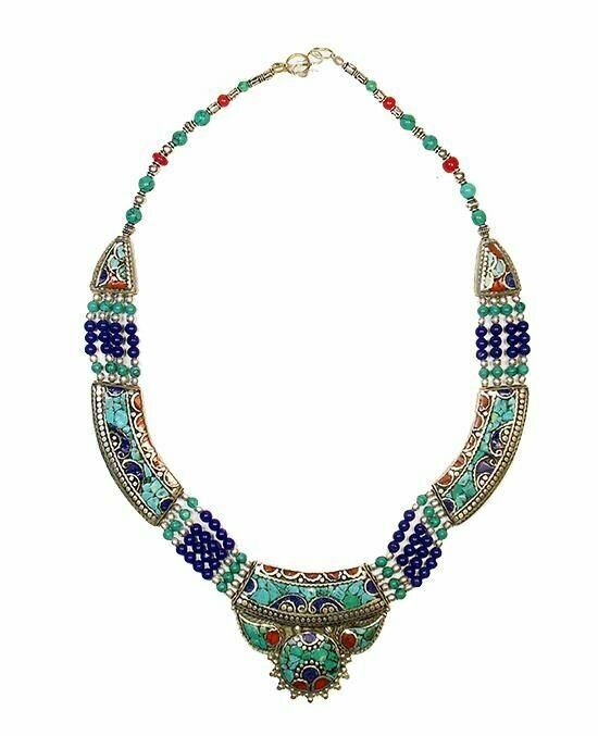 Колье, искусственный камень