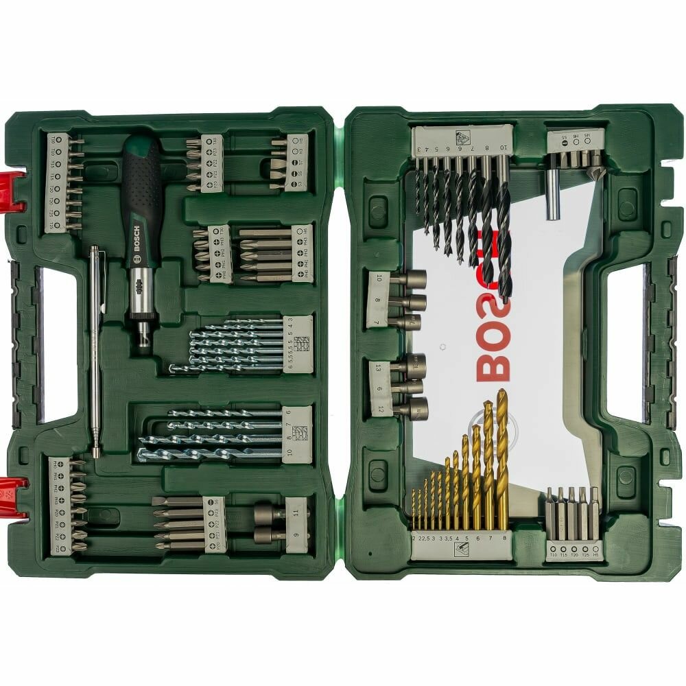 Набор принадлежностей V-line (91 шт.) Bosch 2607017195
