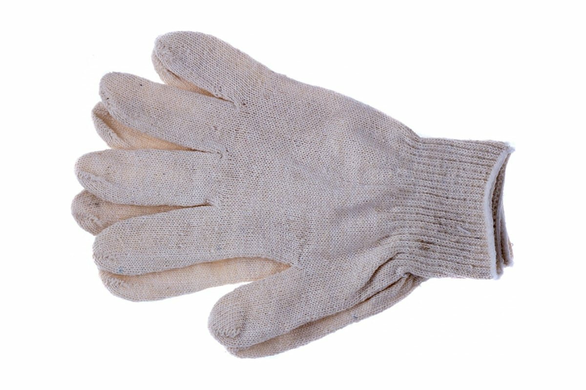 Россия Перчатки х/б 67710 - хлопчатобумажные рабочие перчатки для бытовых и ремонтных работ