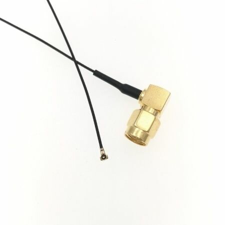 Адаптер для модема (пигтейл) IPEX4(MHF4)-SMA(male)угловой кабель RF0,81 20см.