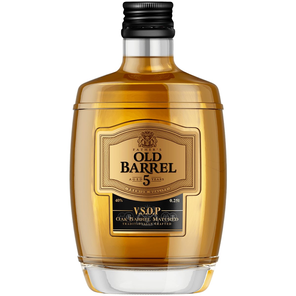 Коньяк Father's Old Barrel 5 лет 0,25 л