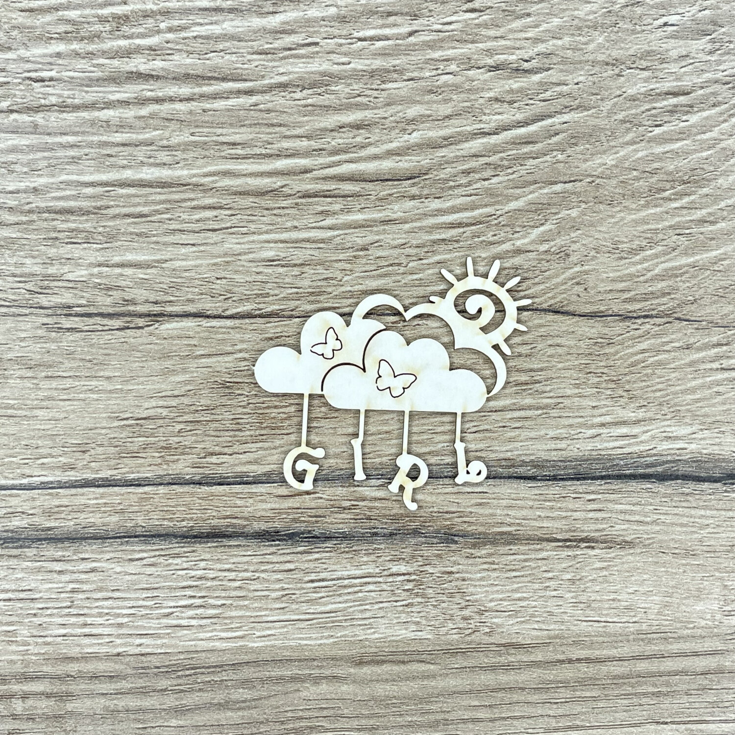 Чипборд "Облачко GIRL" толщина 1,55 мм