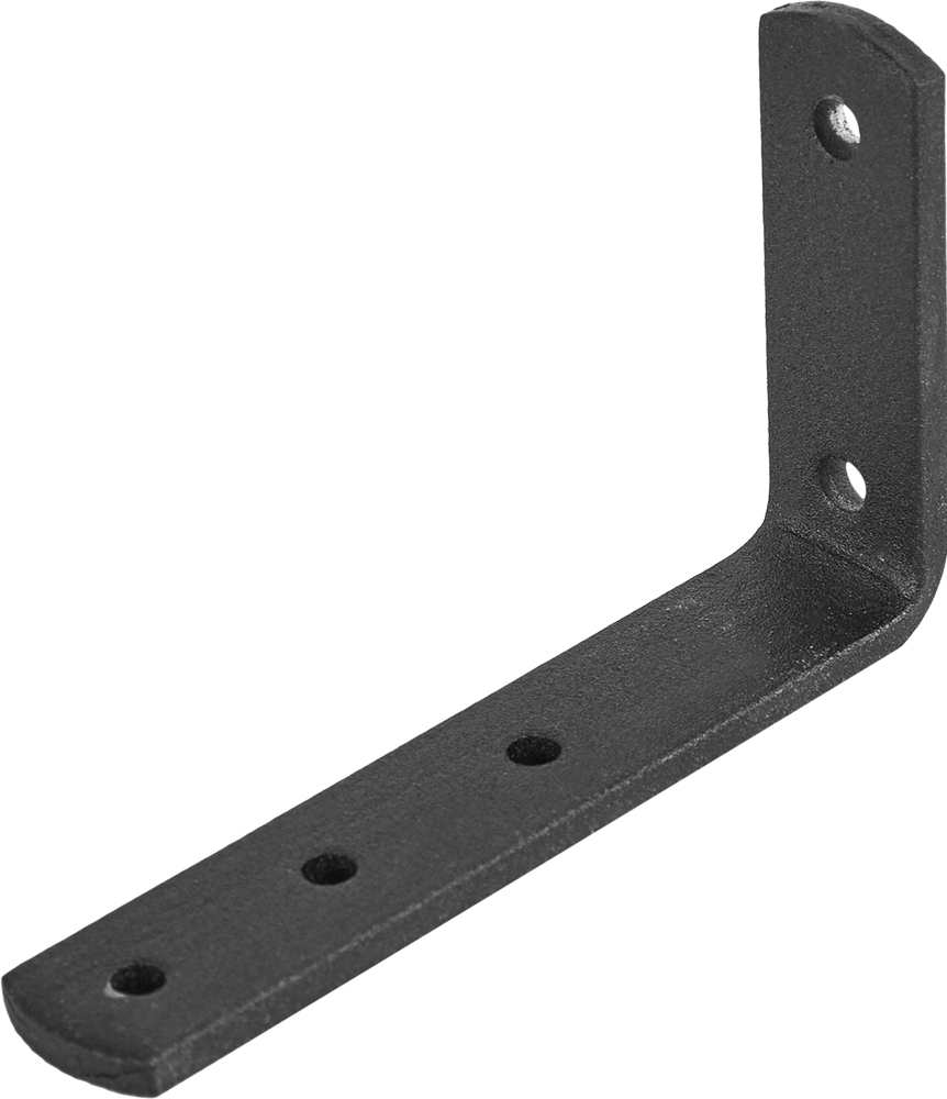 Кронштейн мебельный 4x20x60x100 мм цвет черный