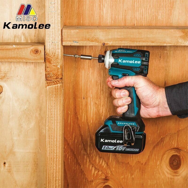 Kamolee 588N. M 18V LXT Литий - ионный бесщеточный 1 / 4 дюйм 5 - ступенчатая ударная электрическая отвертка