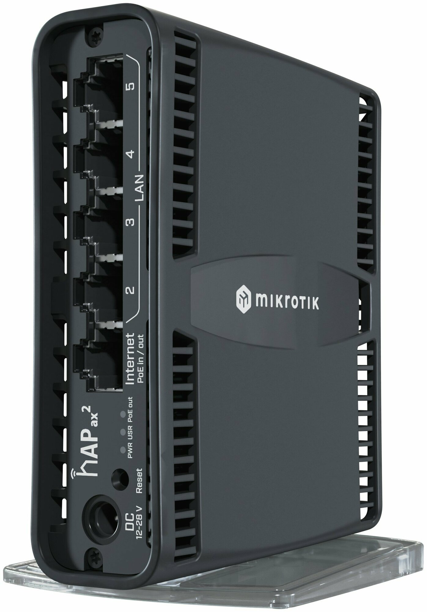 MikroTik C52iG-5HaxD2HaxD-TC Wi-Fi-маршрутизатор hAP ax2, 802.11aх, 2.4/5 ГГц, 1,78 Гбит/с, LAN 4x1 Гбит/с, WAN 1x1 Гбит