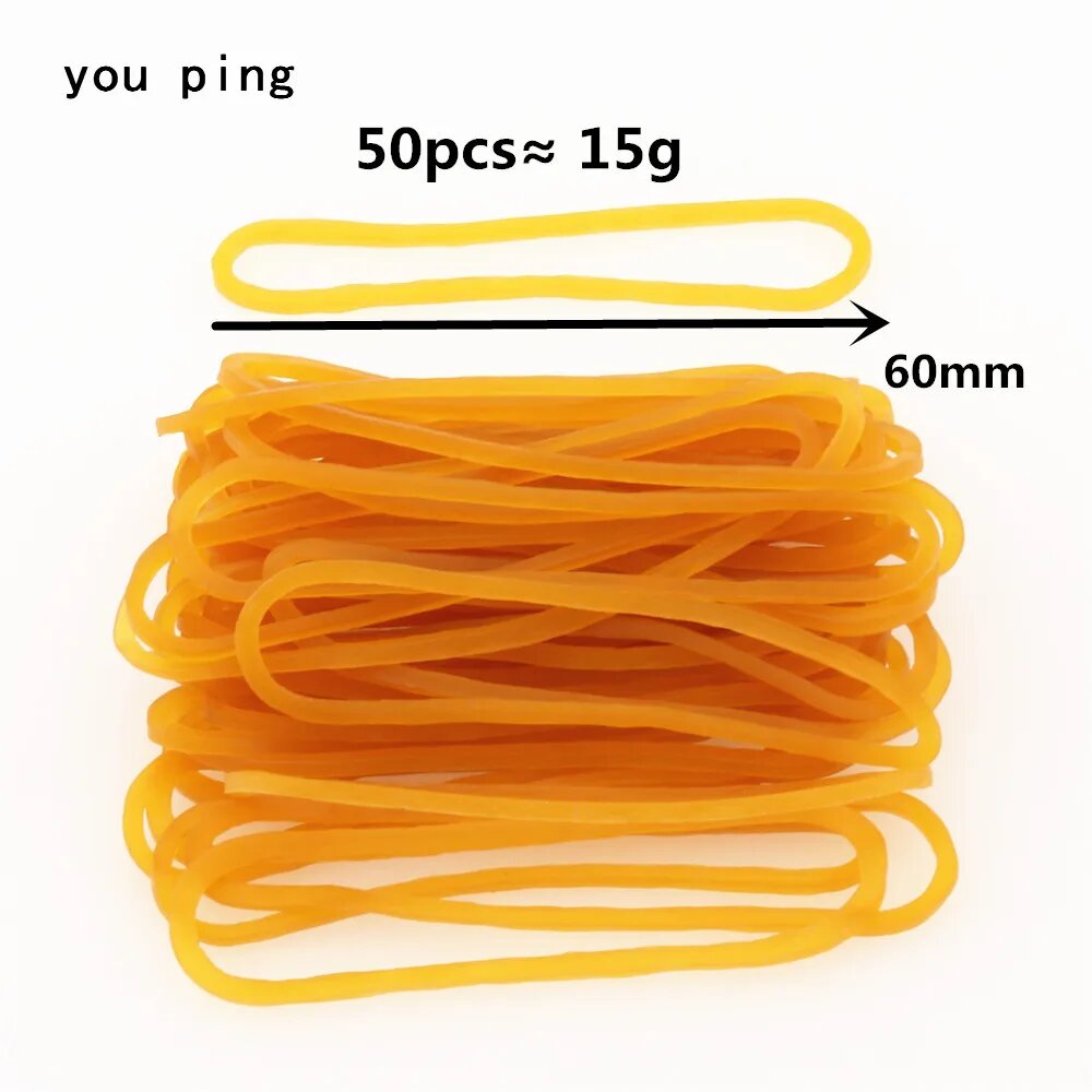 Резинки You Ping желтые 60 мм, 50 шт