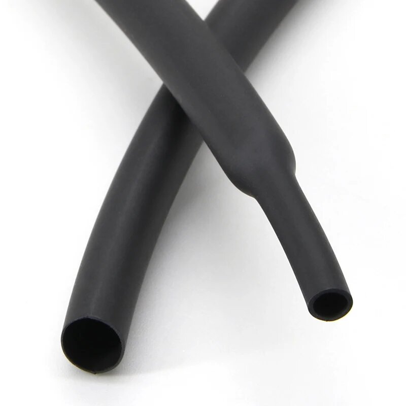 Термоусадочная трубка полиолефиновая 2:1 Dia 2mm, Black