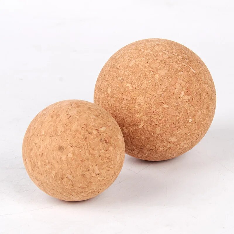 Пробковый массажный мяч 6cm для йоги