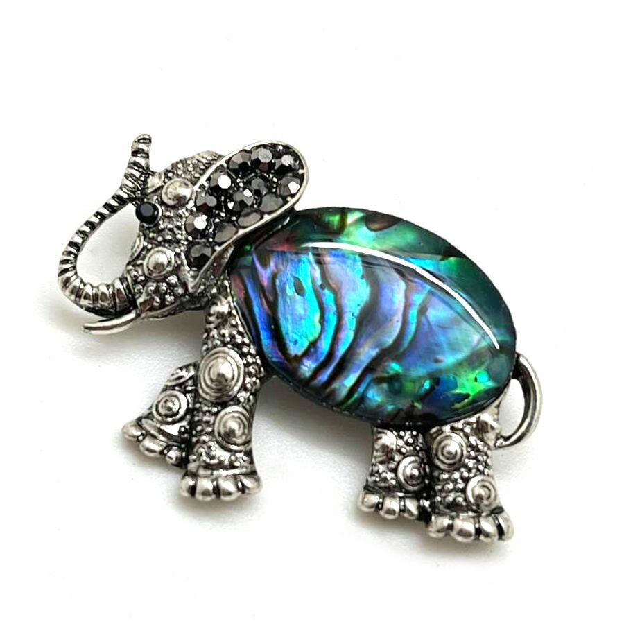 Брошь, ракушка, перламутр