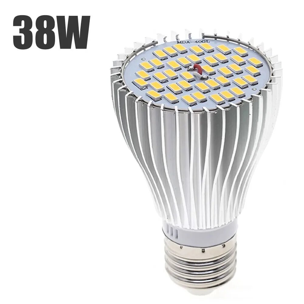 Светодиодный светильник для роста растений, полный спектр, теплая белая лампа E27, 85-265 В, широкое напряжение, подходит для садоводства в помещении