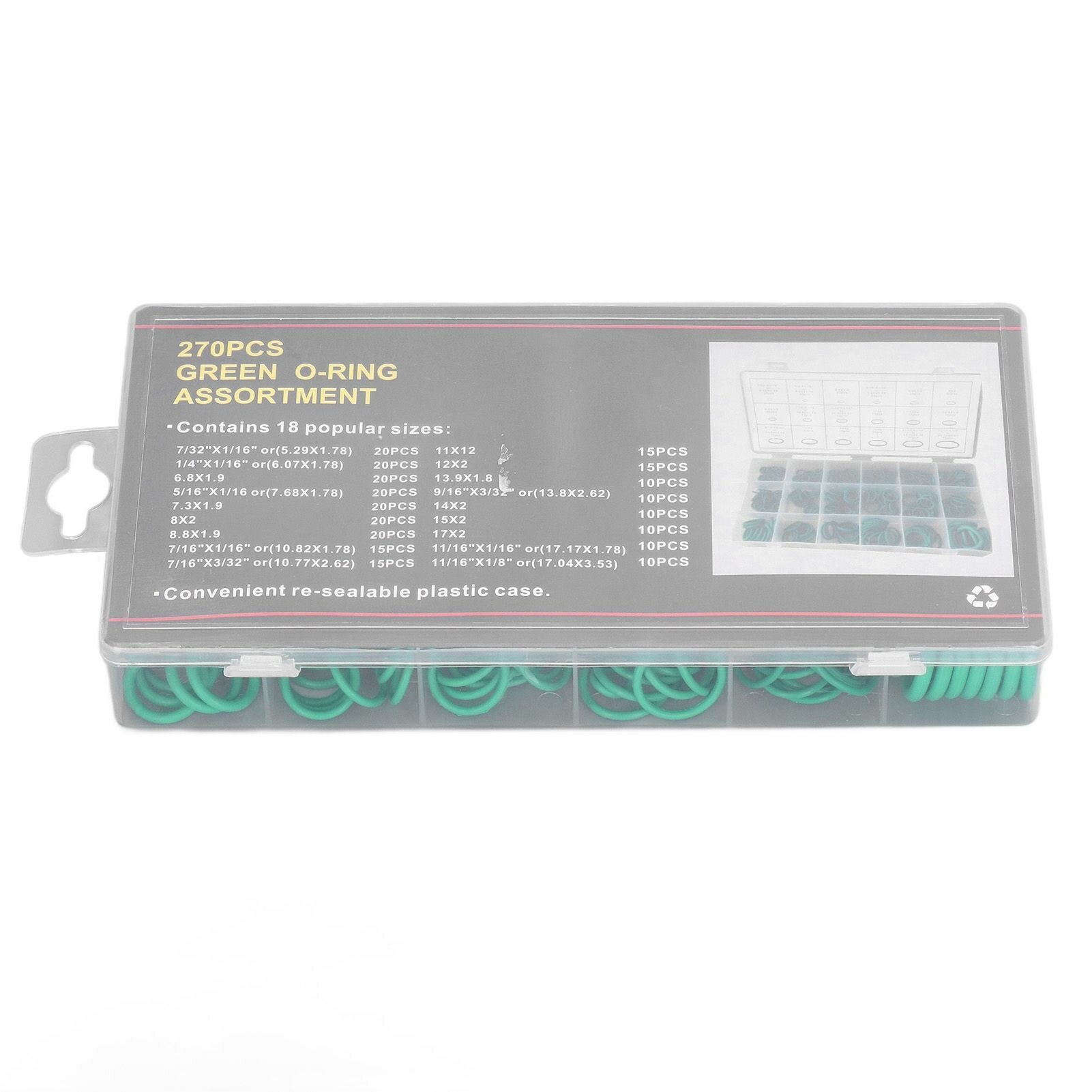270 шт. зеленые уплотнительные кольца для авто