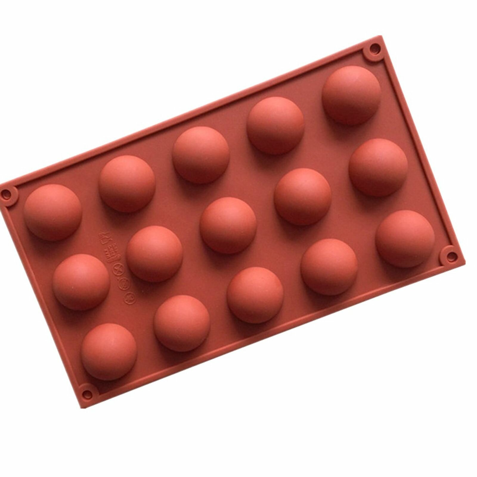 Силиконовая форма для шоколада 15 отверстий, многоразовая, для выпечки
