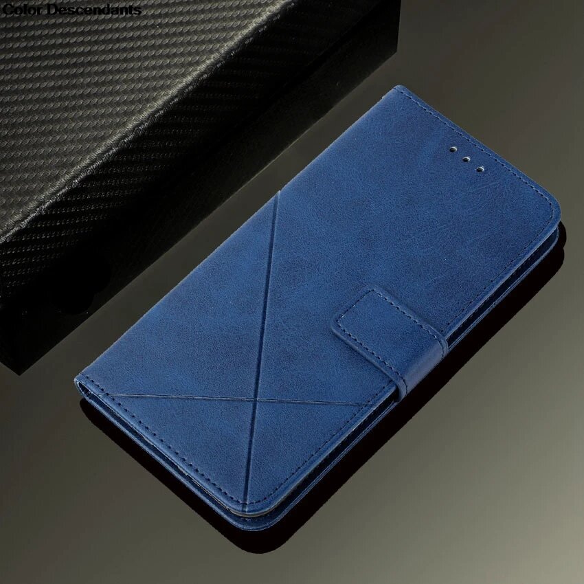 Флип-чехол для телефона Redmi Note 10 11 12 13 Pro 4G 5G 10T Темно-синий, Line Blue, Redmi Note10S