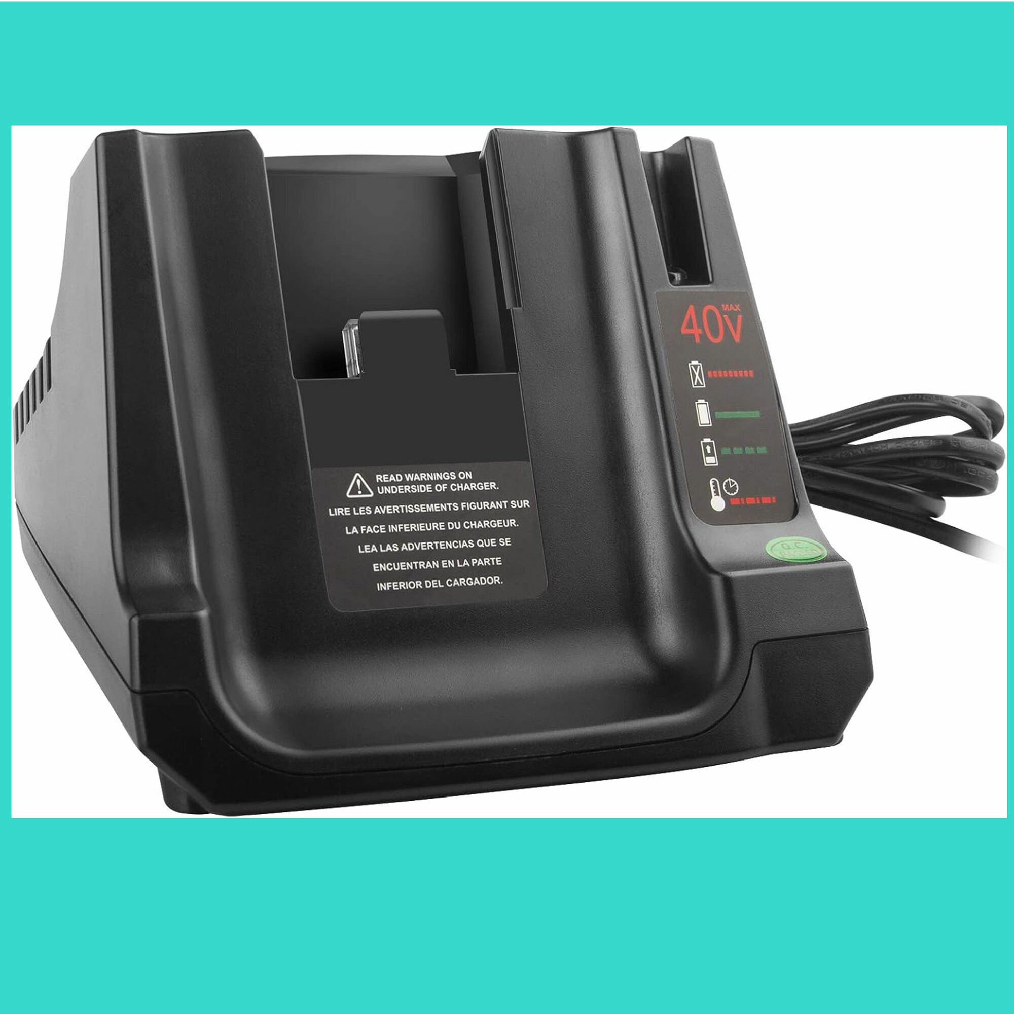 36V-2A подходит для быстрого зарядного устройства литиевых аккумуляторов BLACK&DECKERLCS3640 36V40V