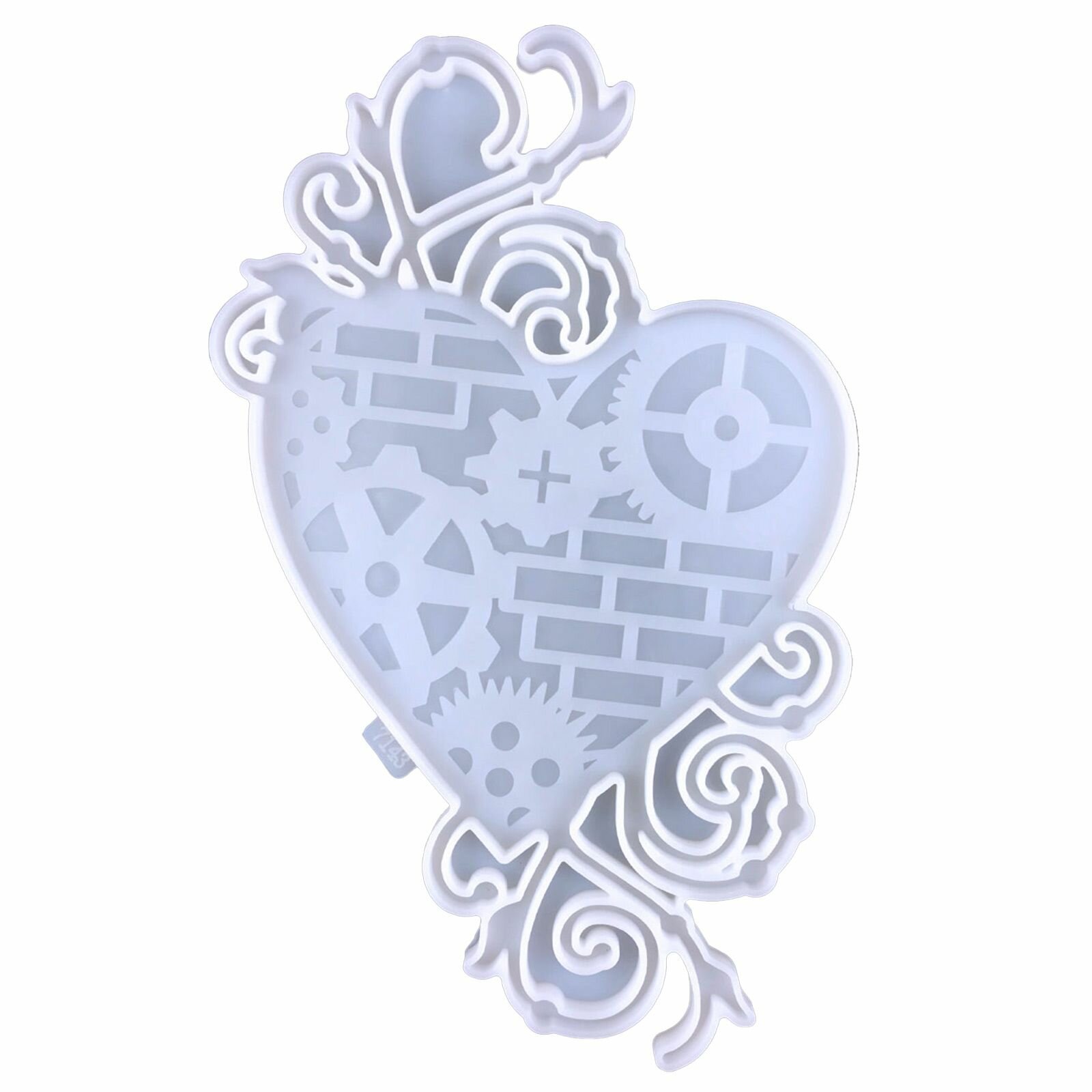 Декор для стены из эпоксидной смолы белый