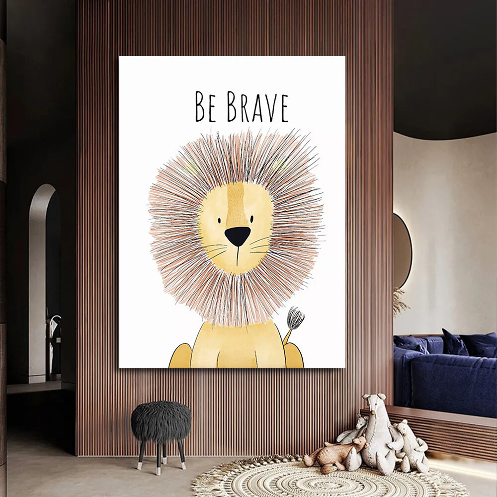 В детскую / животные, картина на стену / в интерьер, 30х40 см.