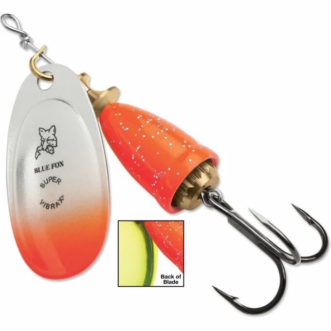 Блесна вращающаяся BLUE FOX Vibrax Flake 2, 6 гр, цвет OCCB