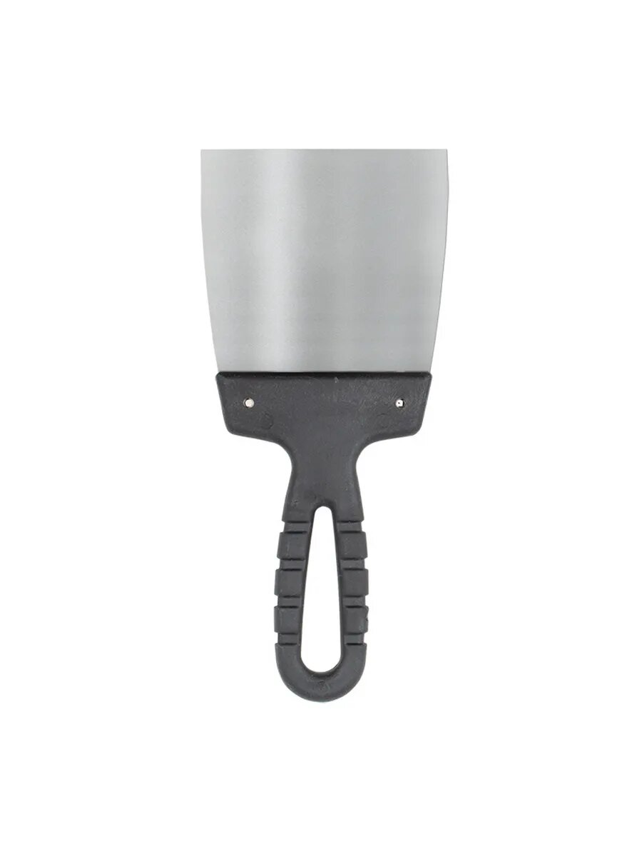 Шпатель фасадный Biber 35204, нержавеющая сталь, пластиковая ручка, 100 мм