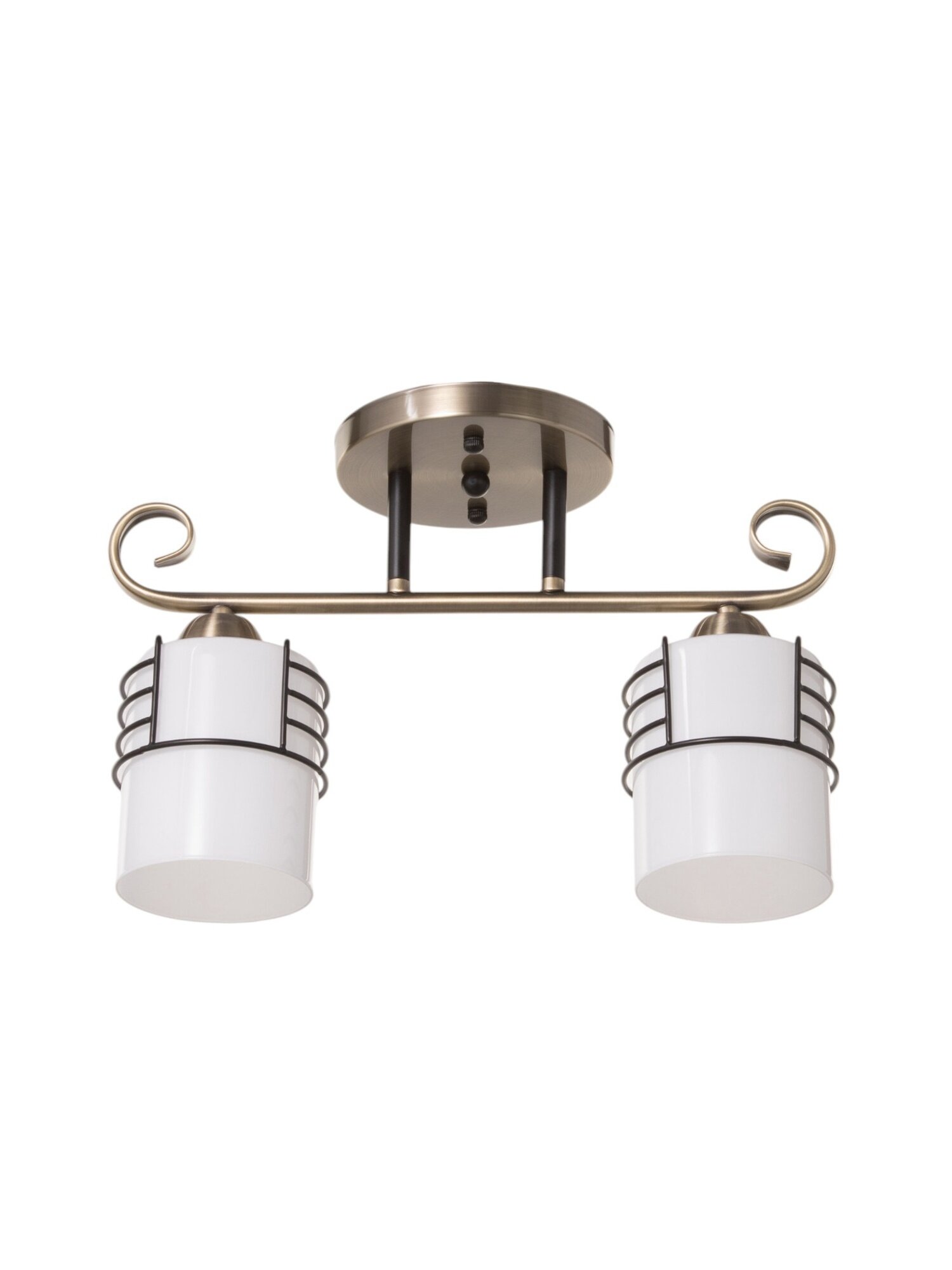 Люстра BayerLux "Кипр", E27, 2 лампы, мощность 40 Вт, IP20, высота 26 см