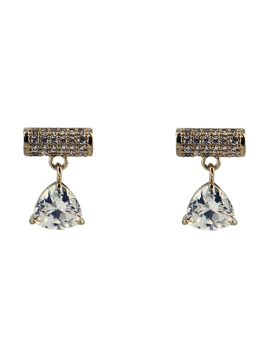 Серьги пусеты, стекло