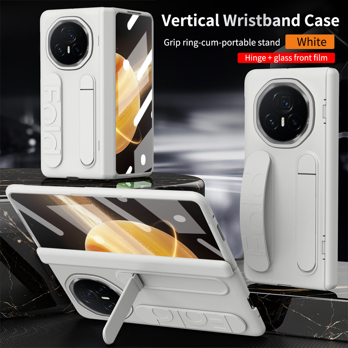 Подходит для Honor Magic V3 / Хонор Мэджик V3 Чехол для смартфона Высокая четкость с передней пленкой из закаленного стекла, Мэджик V3, защитная пленка, необычная форма, матовая поверхность