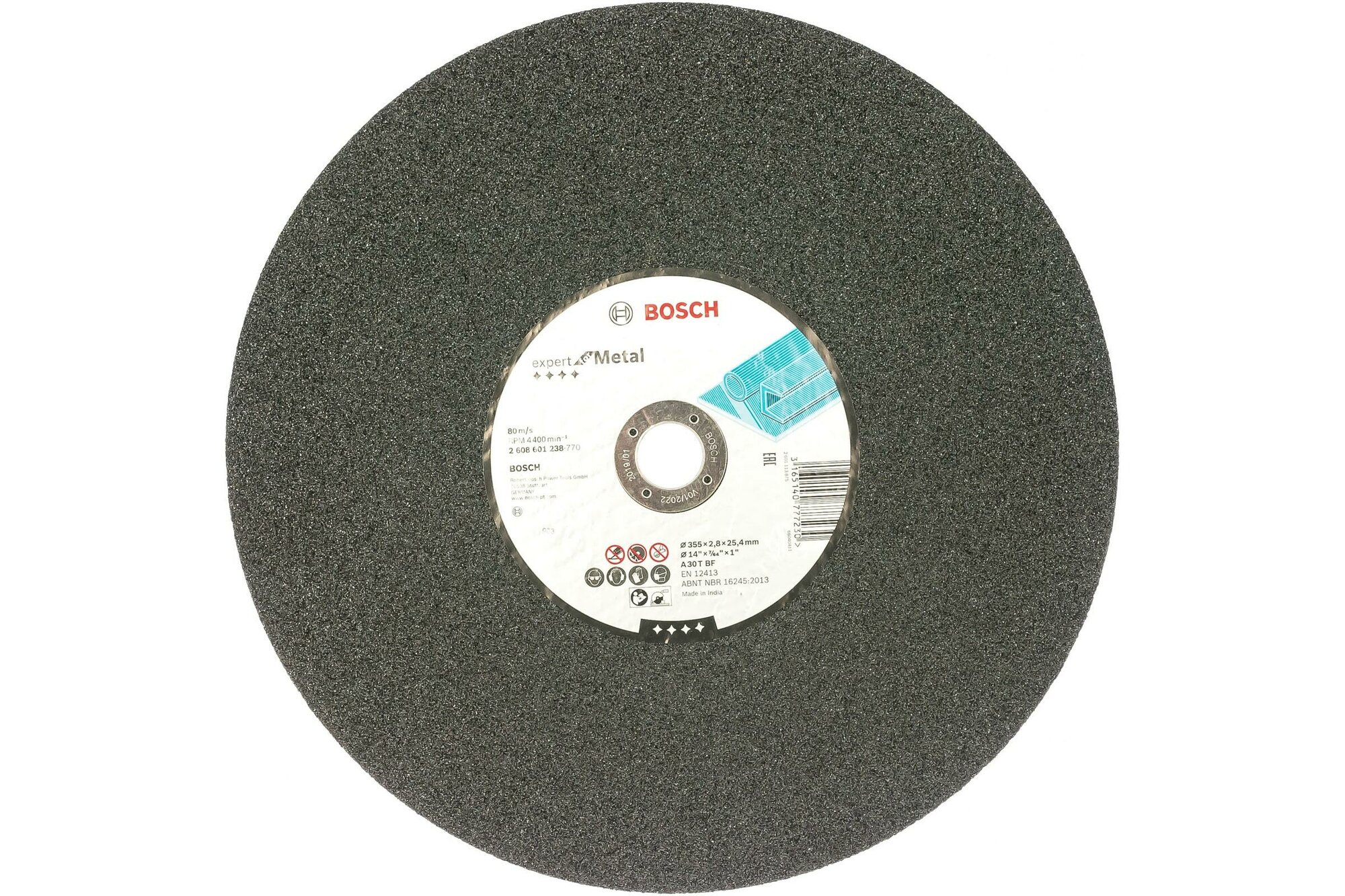 Круг отрезной 355x2.8x25.4мм 2.608.601.238 код 2608601238 BOSCH 1шт.