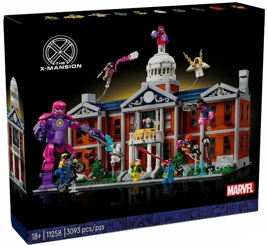 Конструктор Люди Икс: Особняк Икс, 3093 детали / Марвел X-Men X-Mansion