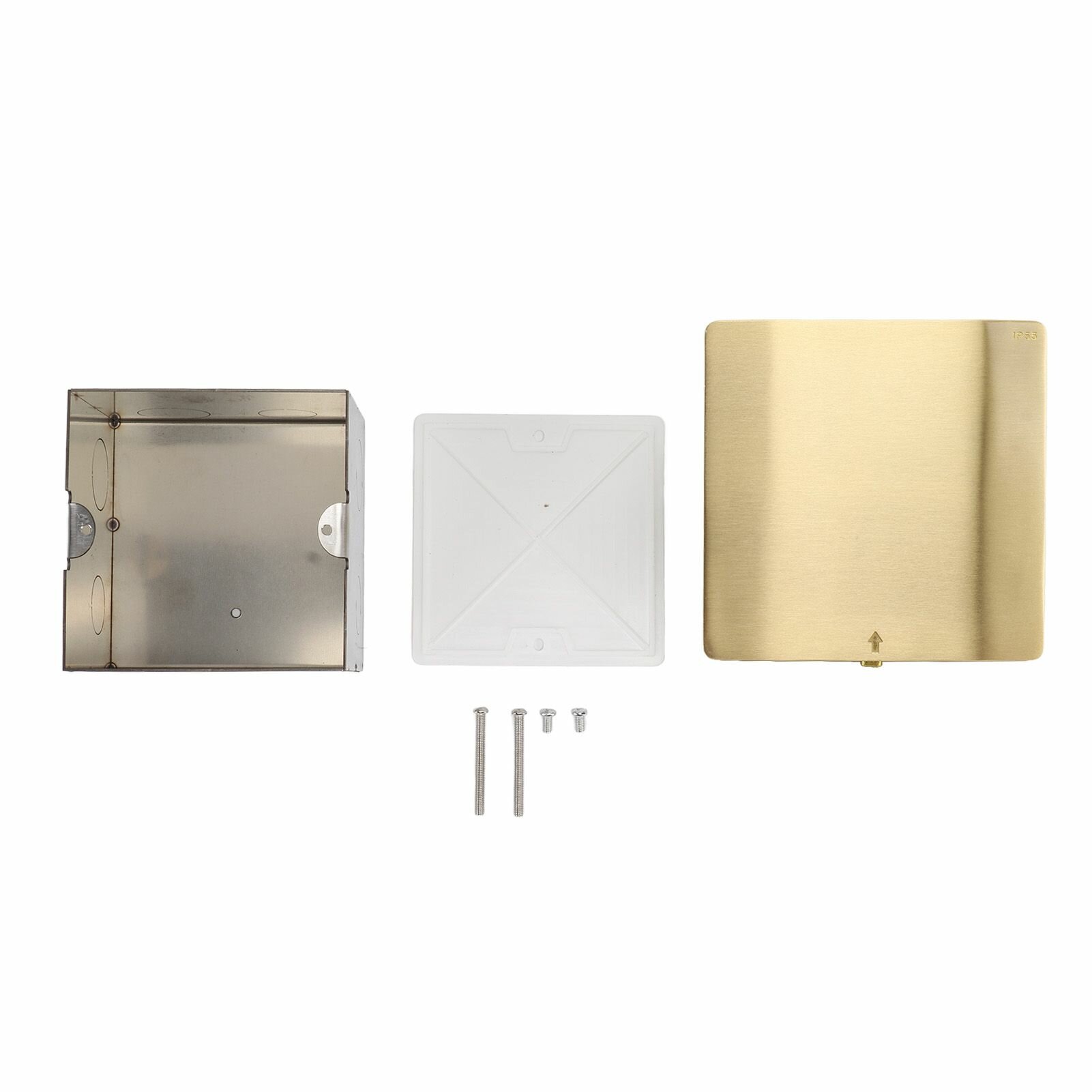 Розетка для скрытого монтажа, латунная, компактная, огнестойкая, термостойкая, универсальная розетка, 250 В