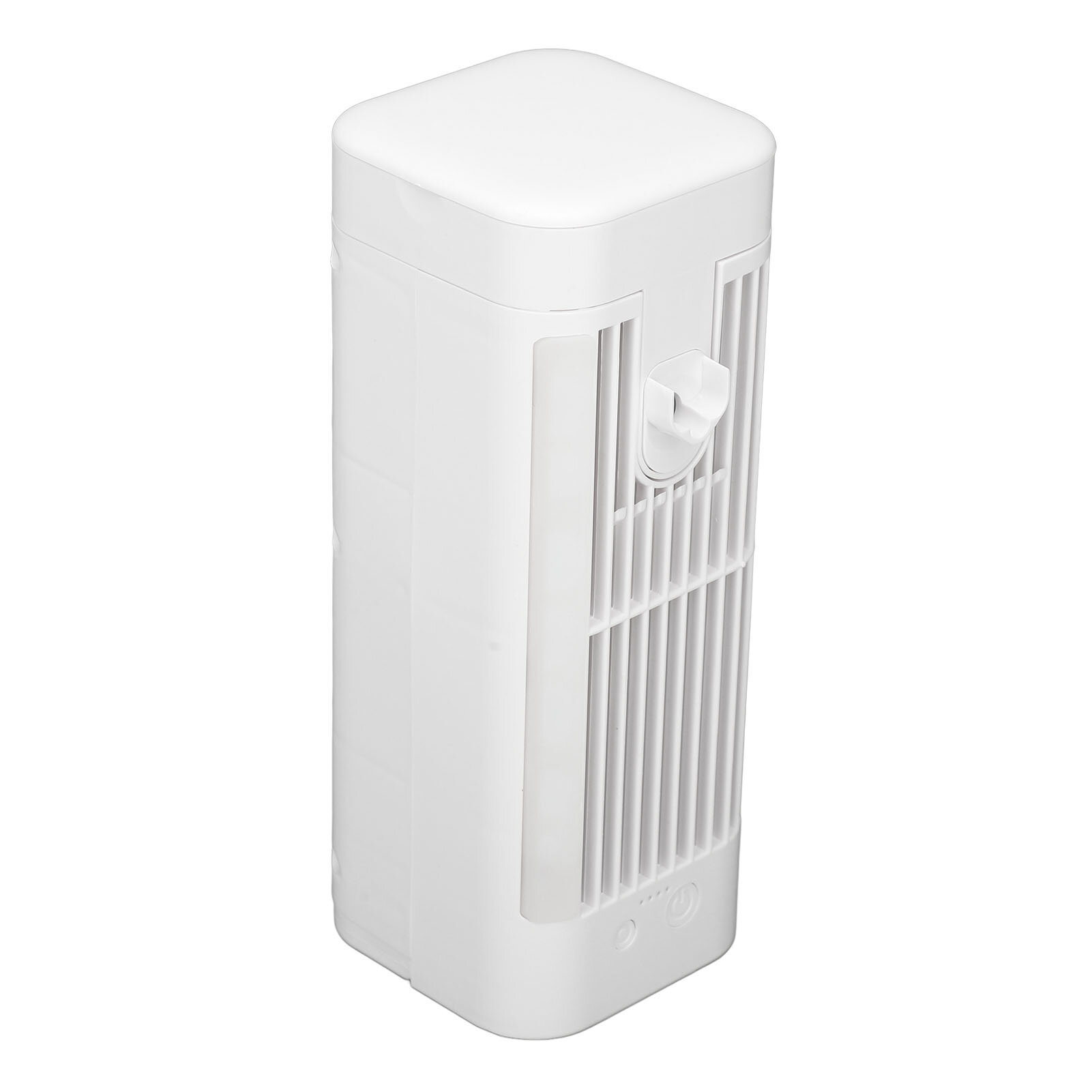 Портативный кондиционер, охлаждающий вентилятор, 3 скорости, резервуар для воды 120 мл, USB, настольный охладитель воздуха, распыляющий вентилятор с подсветкой и крючком для спальни, офиса