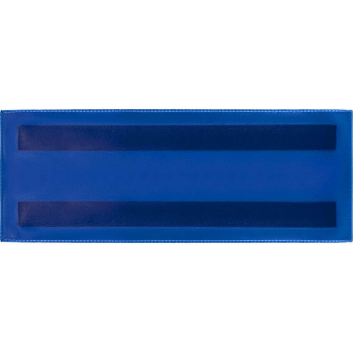 Карман для маркировки магнитный синий 210x74мм, горизонтальный, 10шт. (1856486)