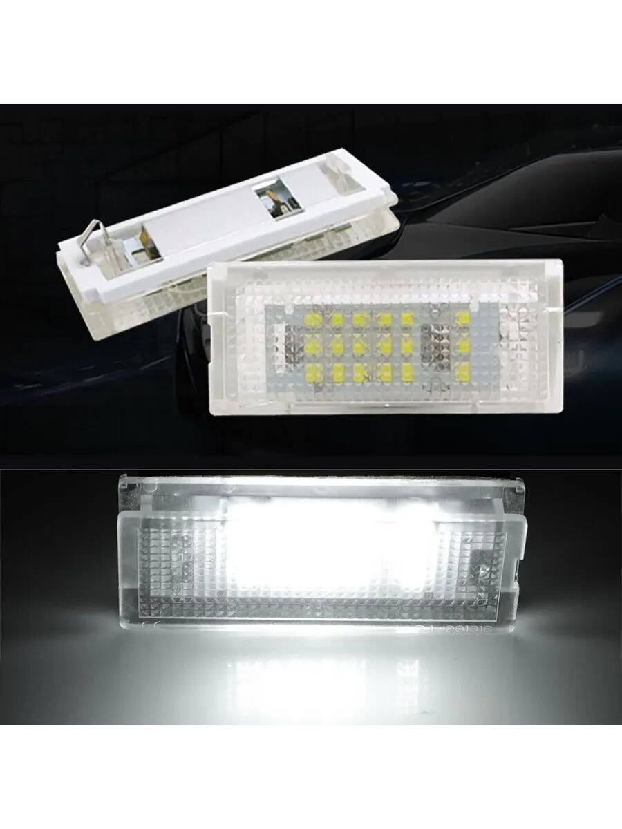 Светодиодная Подсветка Номерного знака 51138236269 для BMW 3 Серии Седан E46 1998-2007