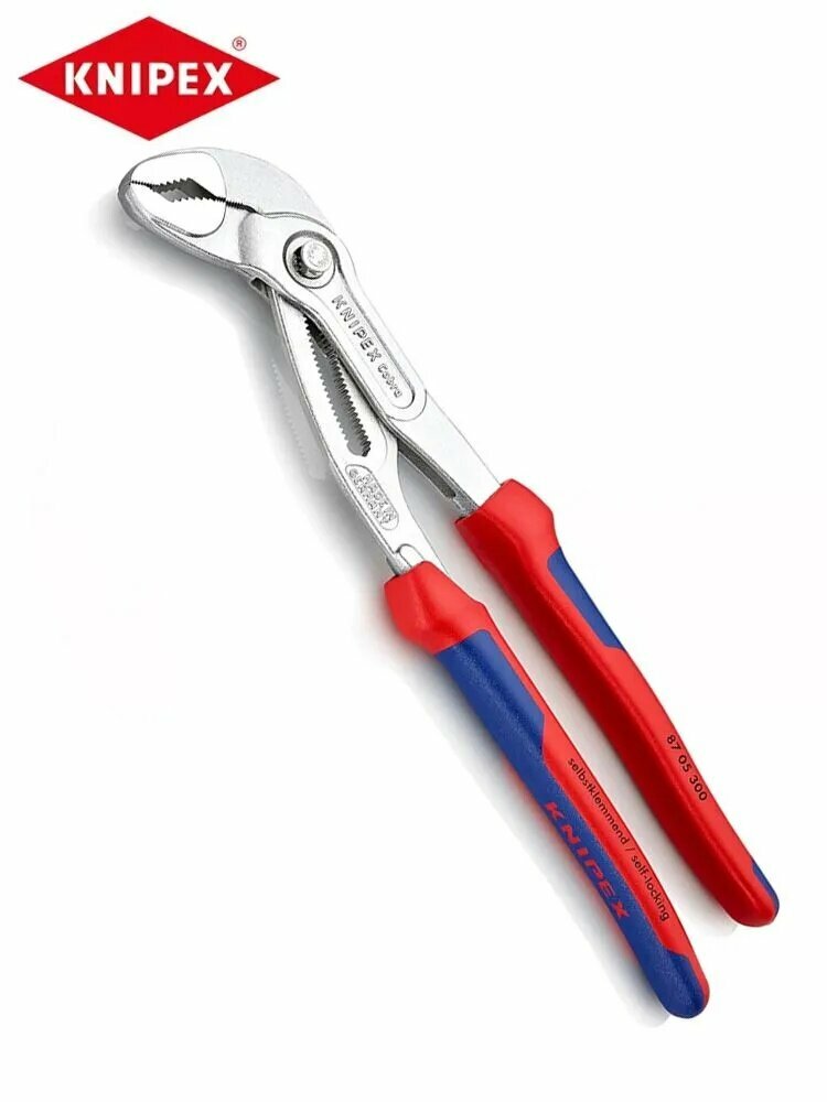 KNIPEX 87 05 300 Cobra Высокотехнологичные клещи для сантехнических работ Защита от защемления