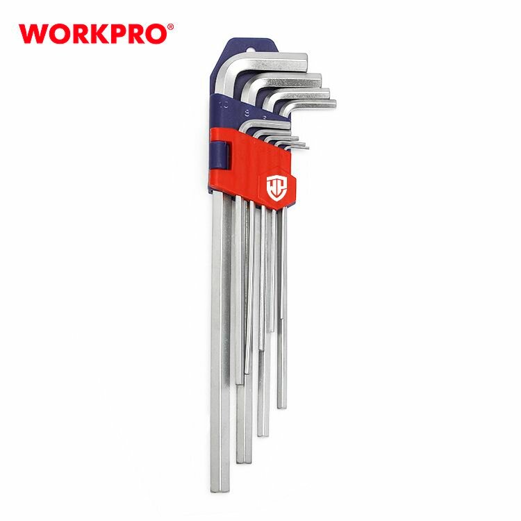 Набор ключей шестигранных удлиненных 9шт (метрических) WORKPRO