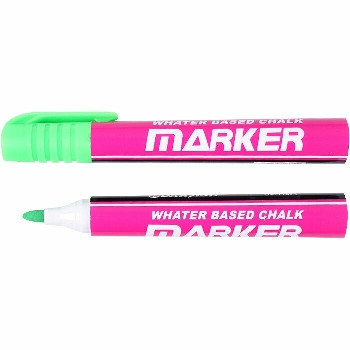 Маркер меловой круглый наконечник 2.0мм желтый DARVISH D