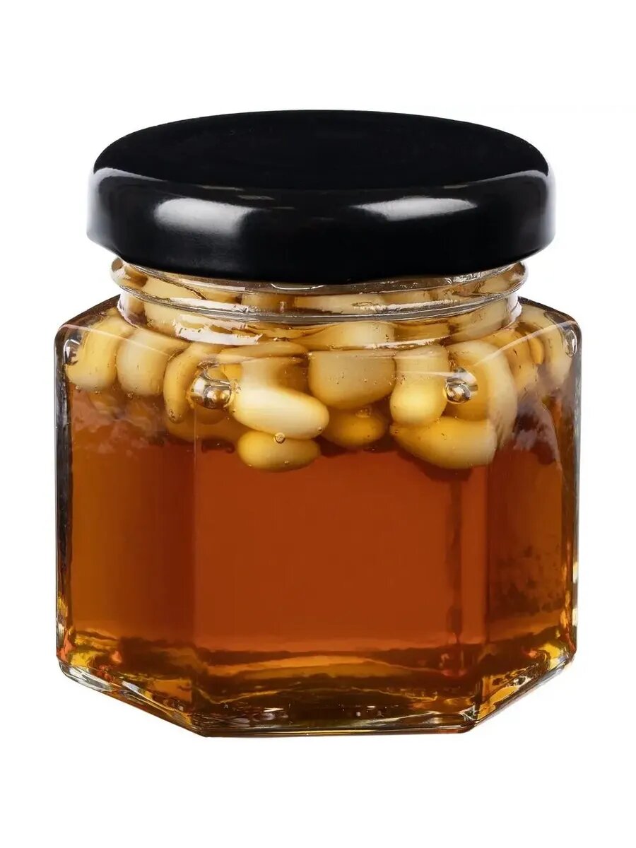 Натуральный мед с кедровыми орехами 45 г