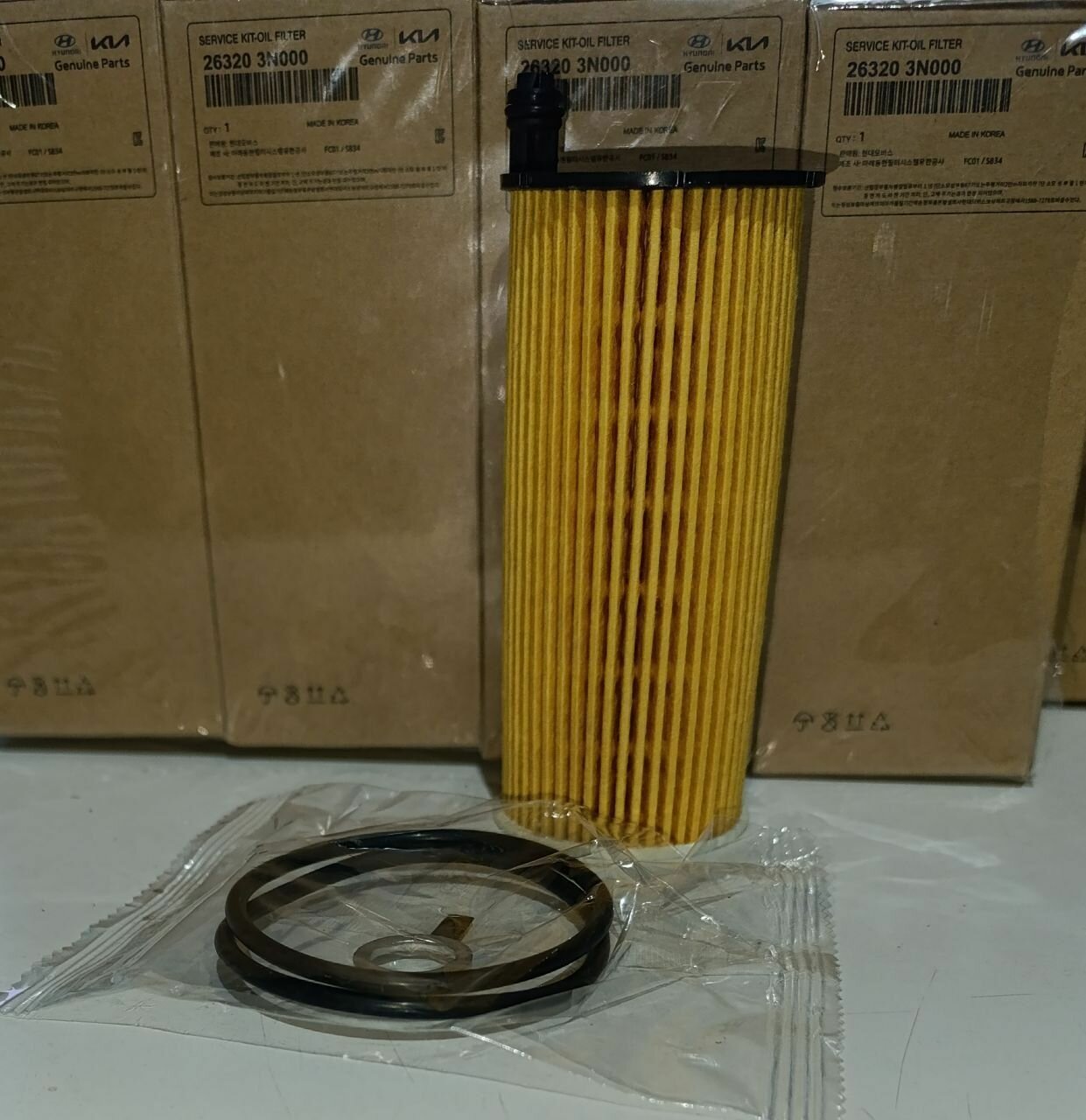 Фильтр Масляный Hyundai-KIA 263203N000 (3.5 L) Gv70 2020-, Santa Fe 4 Санта Фе 4 2020-, Staria Стария 2021-; KIA Carnival 4 Карнивал 4 2020-, Sorento 4 (MQ4) Соренто 4