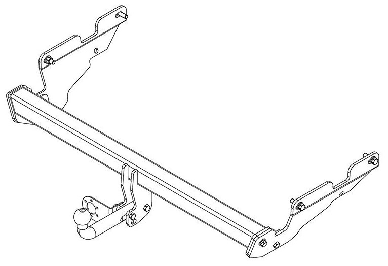 Фаркоп Avtos на MAZDA CX-5 (2012-)(паспорт и сертификат в комплекте)(без электрики)MZ 01