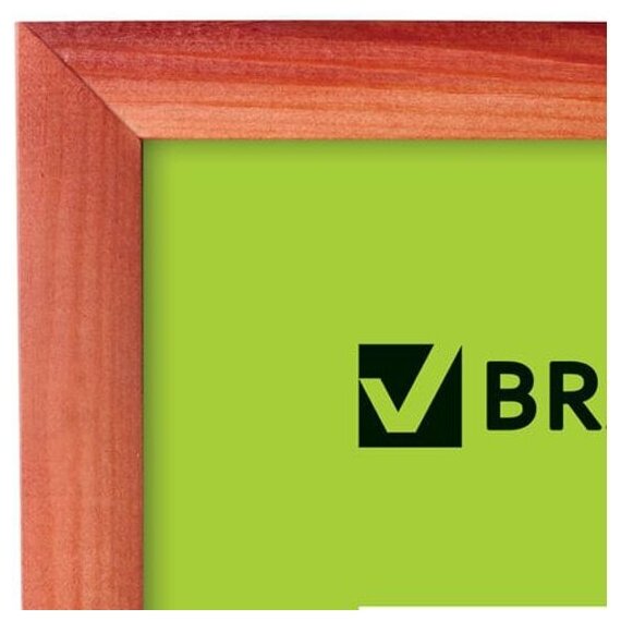 Фоторамка Brauberg "HIT" 21х30 см, дерево, багет 18 мм, темная вишня, стекло