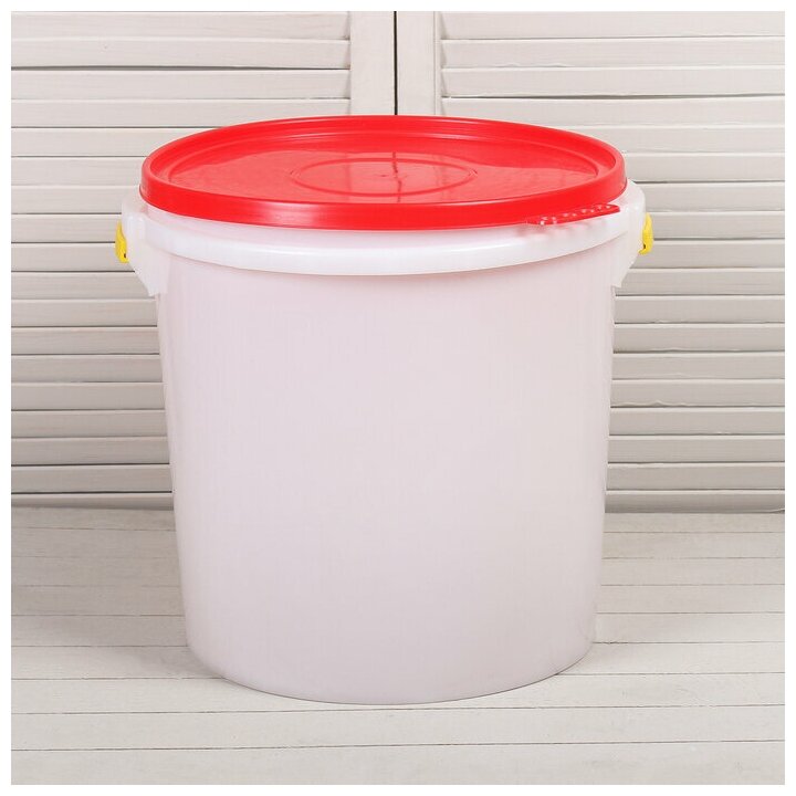 Бак пищевой Для солений , 45 л, с герметичной крышкой.