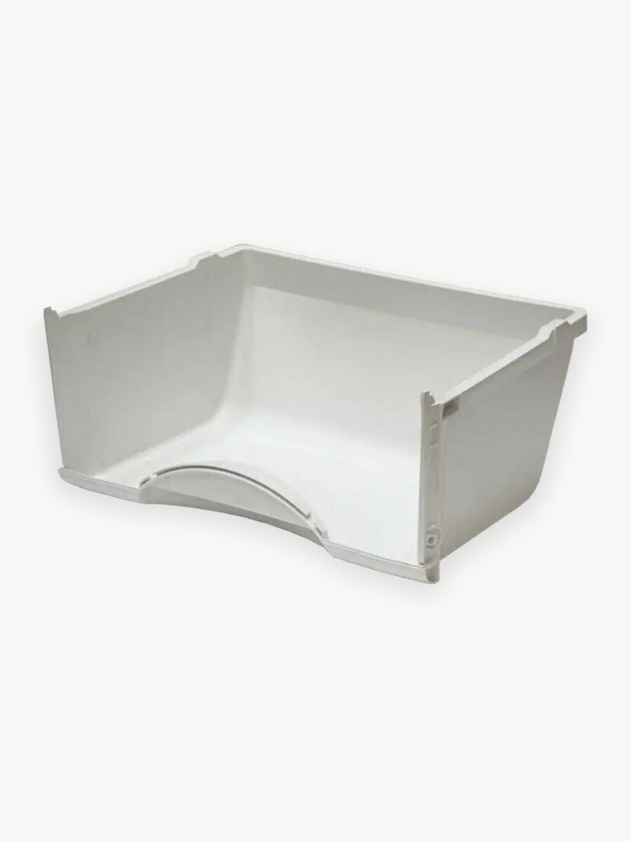 Ящик нижний (корпус без панели) морозильной камеры холодильника Атлант/Минск, 410х270х170 мм, цвет белый