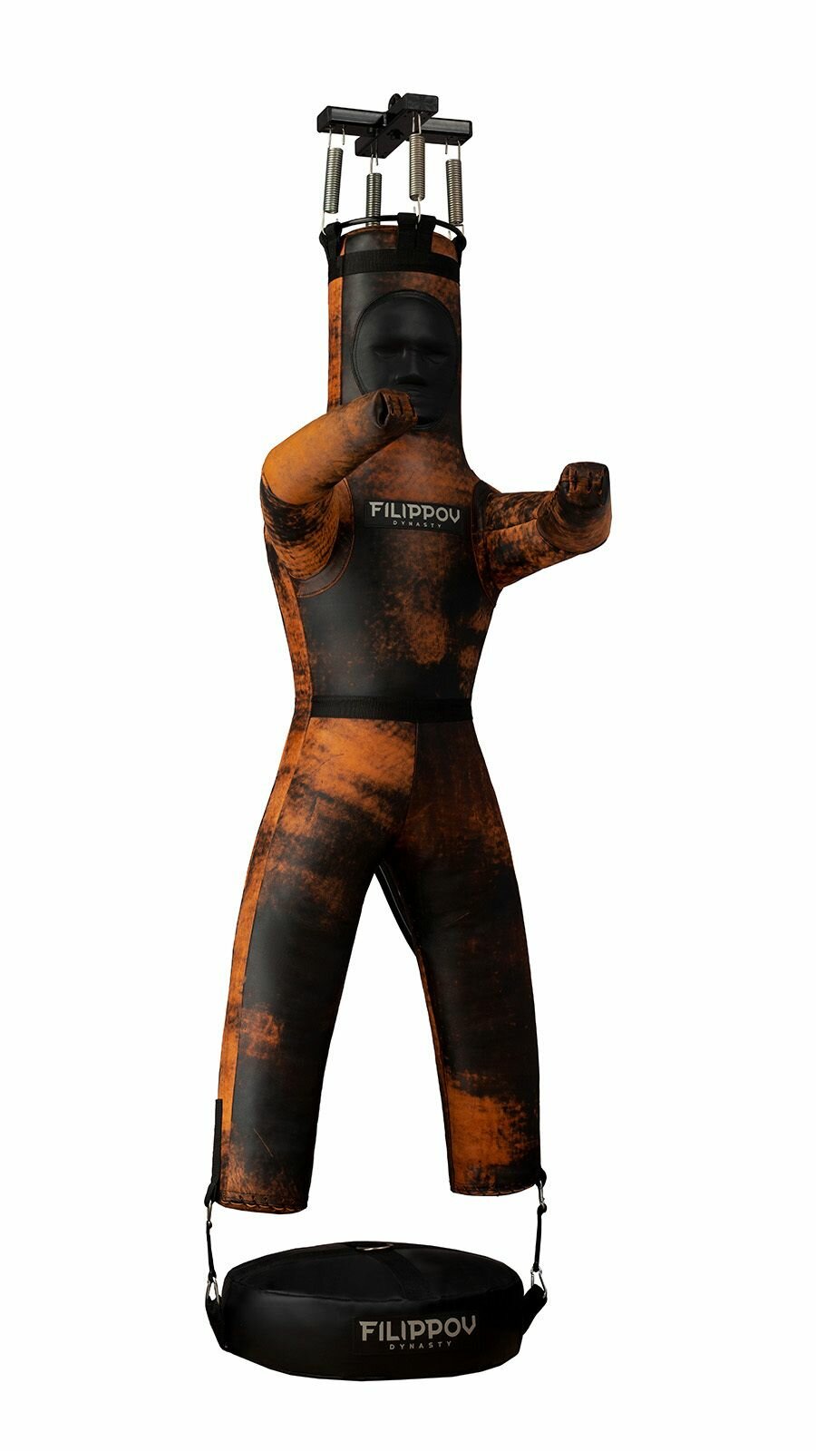 Подвесной мешок-манекен DIKO FILIPPOV буйволиная кожа 170см/42-45кг, коричнево-черный