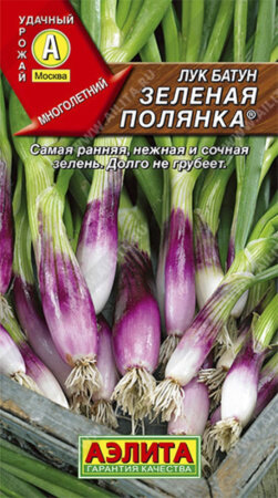 Семена Лук батун Зеленая полянка 0.3г Ранние (Аэлита)