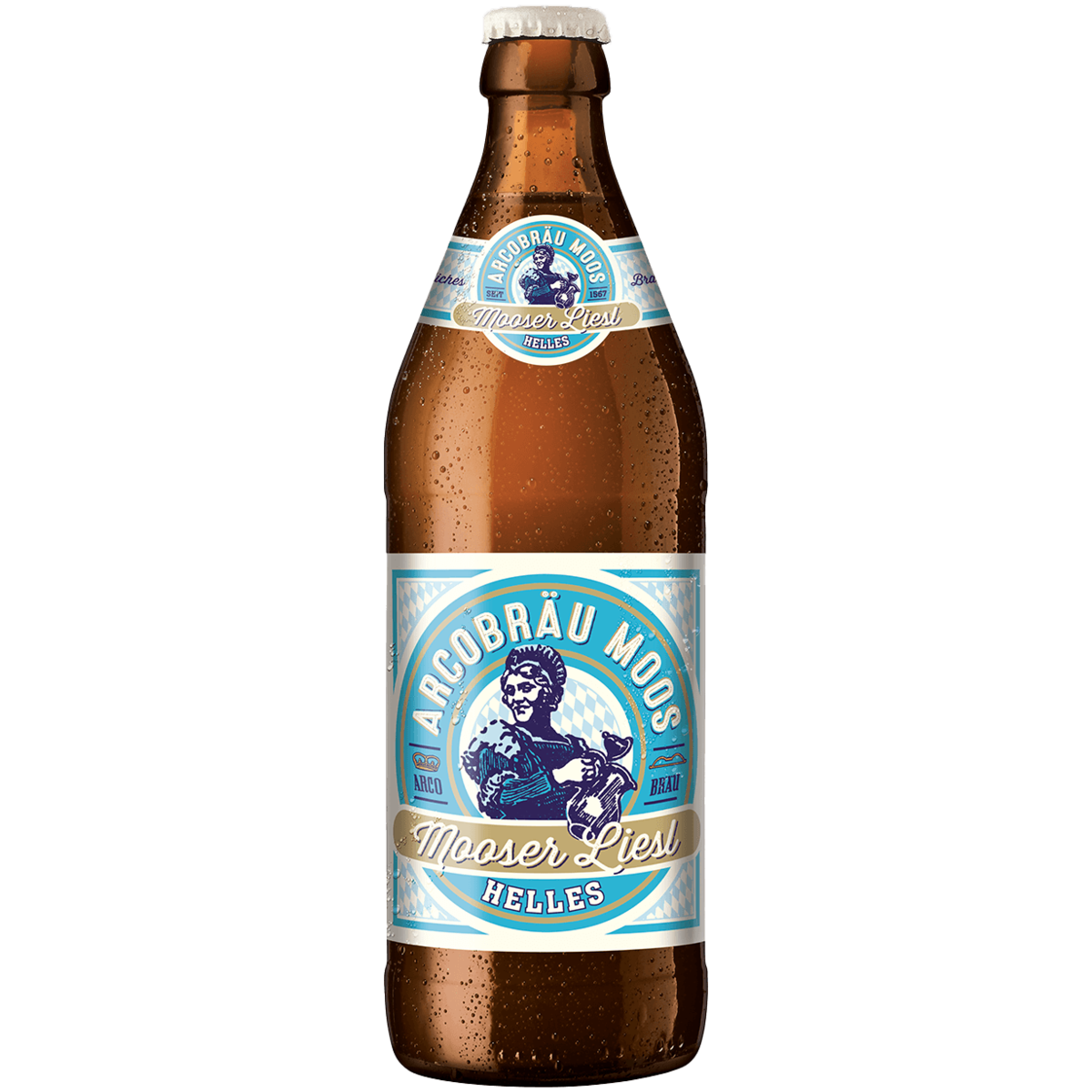 Пиво Arcobrau Mooser Liesl Helles светлое 0,5 л